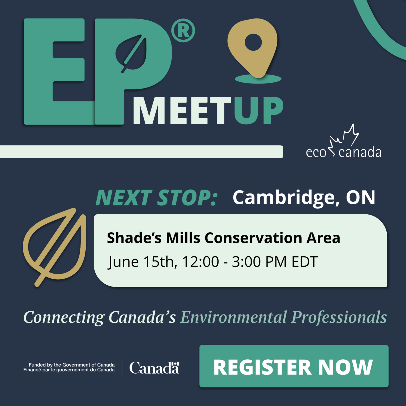 Environmental Professionals Meetup: Cambridge, Ontario | ECO Canada